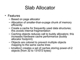 Linux kernel memory allocators | PPT
