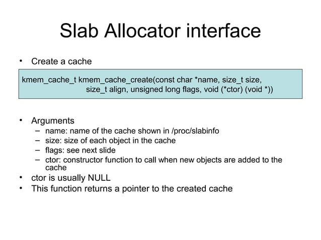 Linux kernel memory allocators | PPT