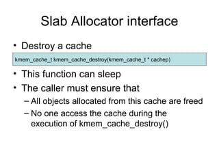Linux kernel memory allocators | PPT