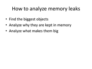 Memory Analyzer Tool (MAT) | PPT