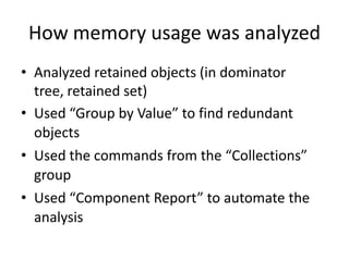 Memory Analyzer Tool (MAT) | PPT