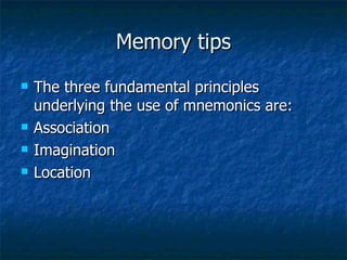 Memory and forgetting | PPT
