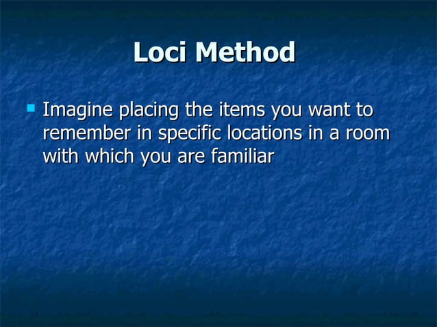 Memory And Forgetting Ppt