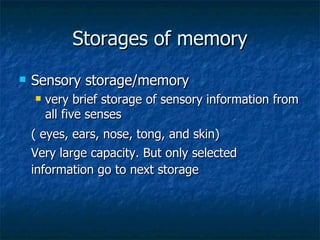 Memory and forgetting | PPT