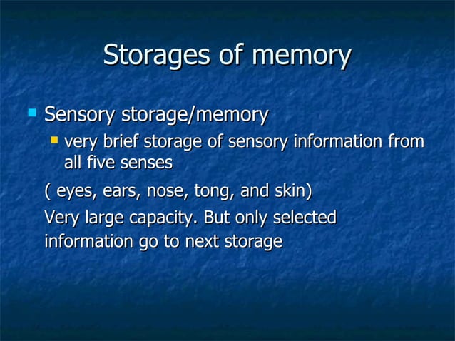 Memory and forgetting | PPT