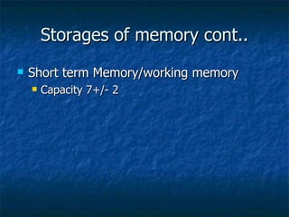Memory and forgetting | PPT