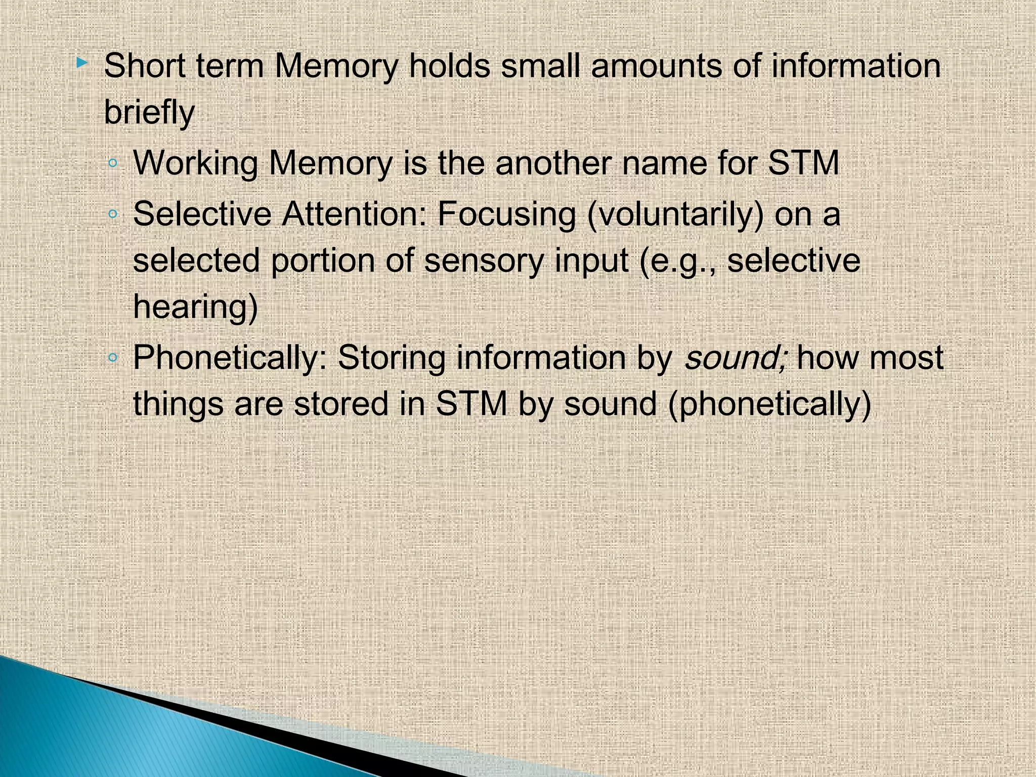 Memory and forgetting | PPT