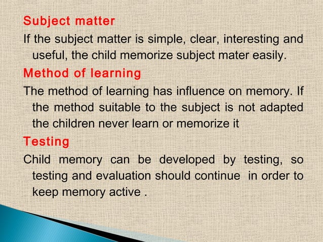Memory and forgetting | PPT | Data Storage and Warehousing | Computing