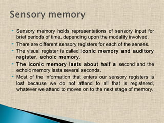 Memory and forgetting | PPT