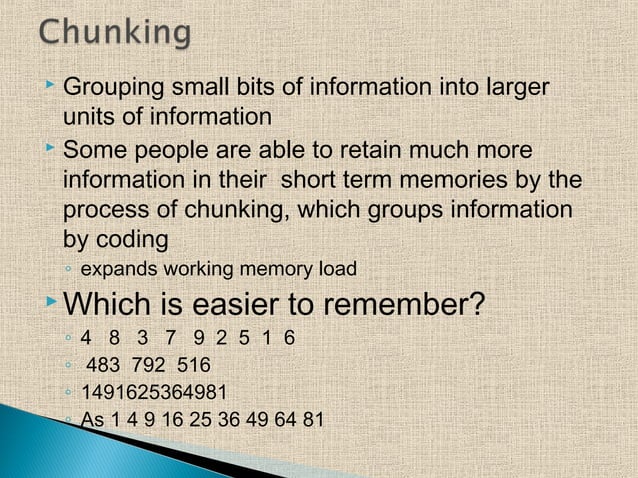 Memory and forgetting | PPT | Data Storage and Warehousing | Computing