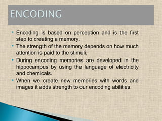 Memory and forgetting | PPT