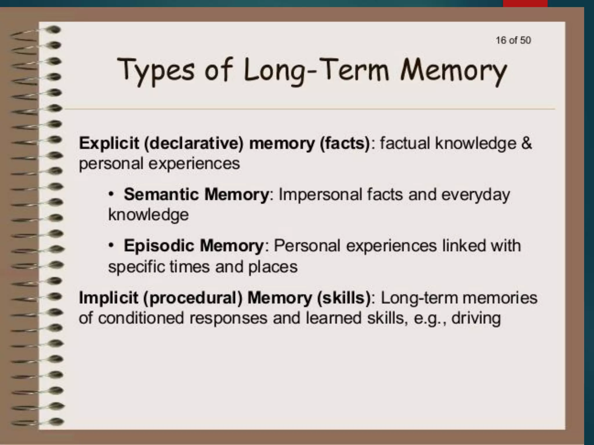 Memory and forgetting in psychology | PDF
