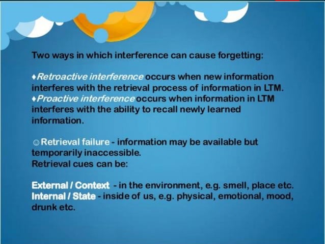 Memory and forgetting in psychology | PDF