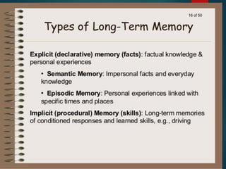 Memory and forgetting in psychology | PDF