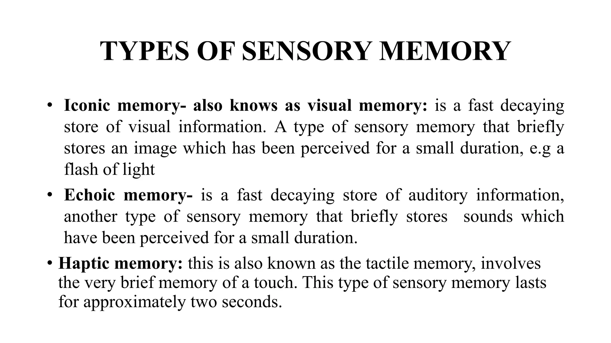 MEMORY, PROCESS AND FORGETTING IN PSYCHOLOGY | PPT
