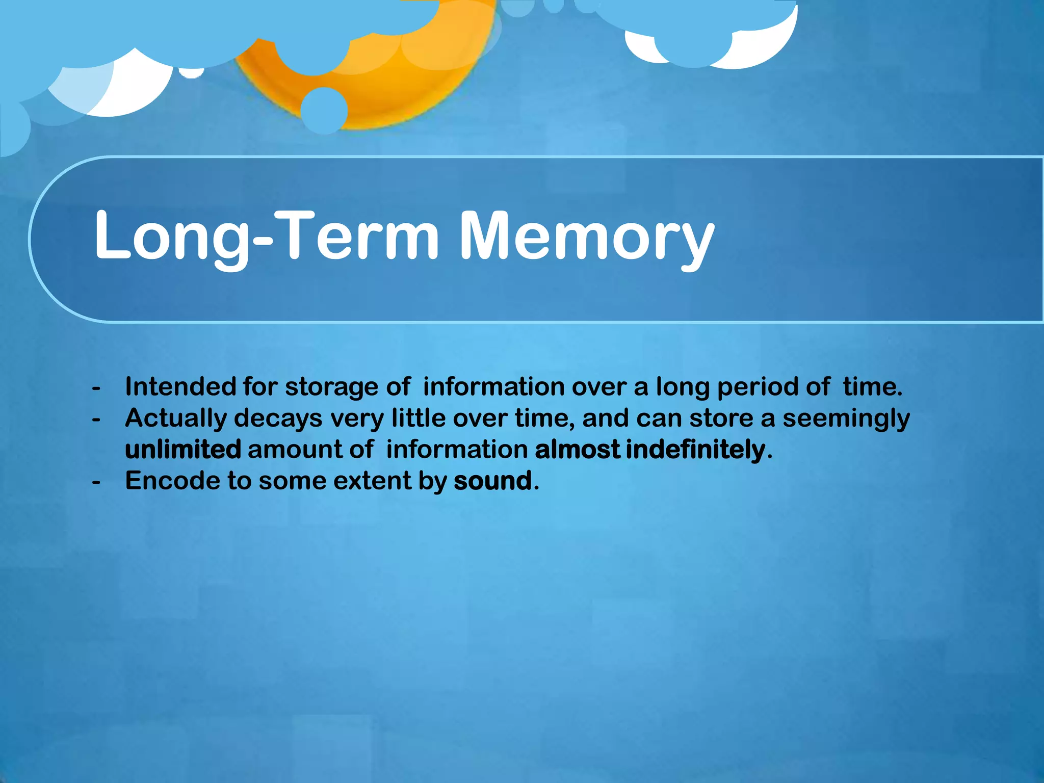 Memory and forgetting in Educational Psychology | PPTX