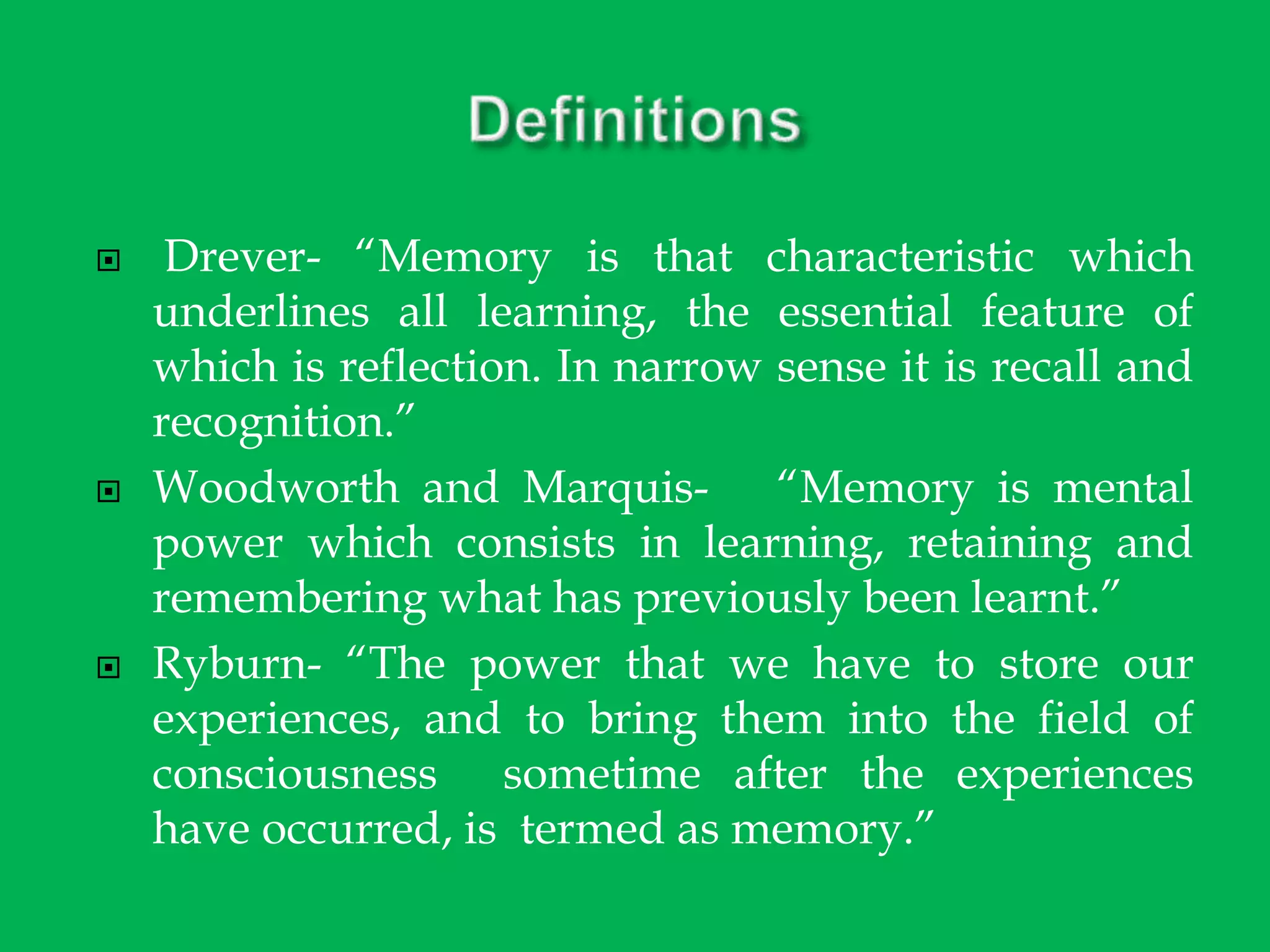 Memory And Its Types And Causes Of Forgetting Ppt Pptx Brain And Nervous System Disorders