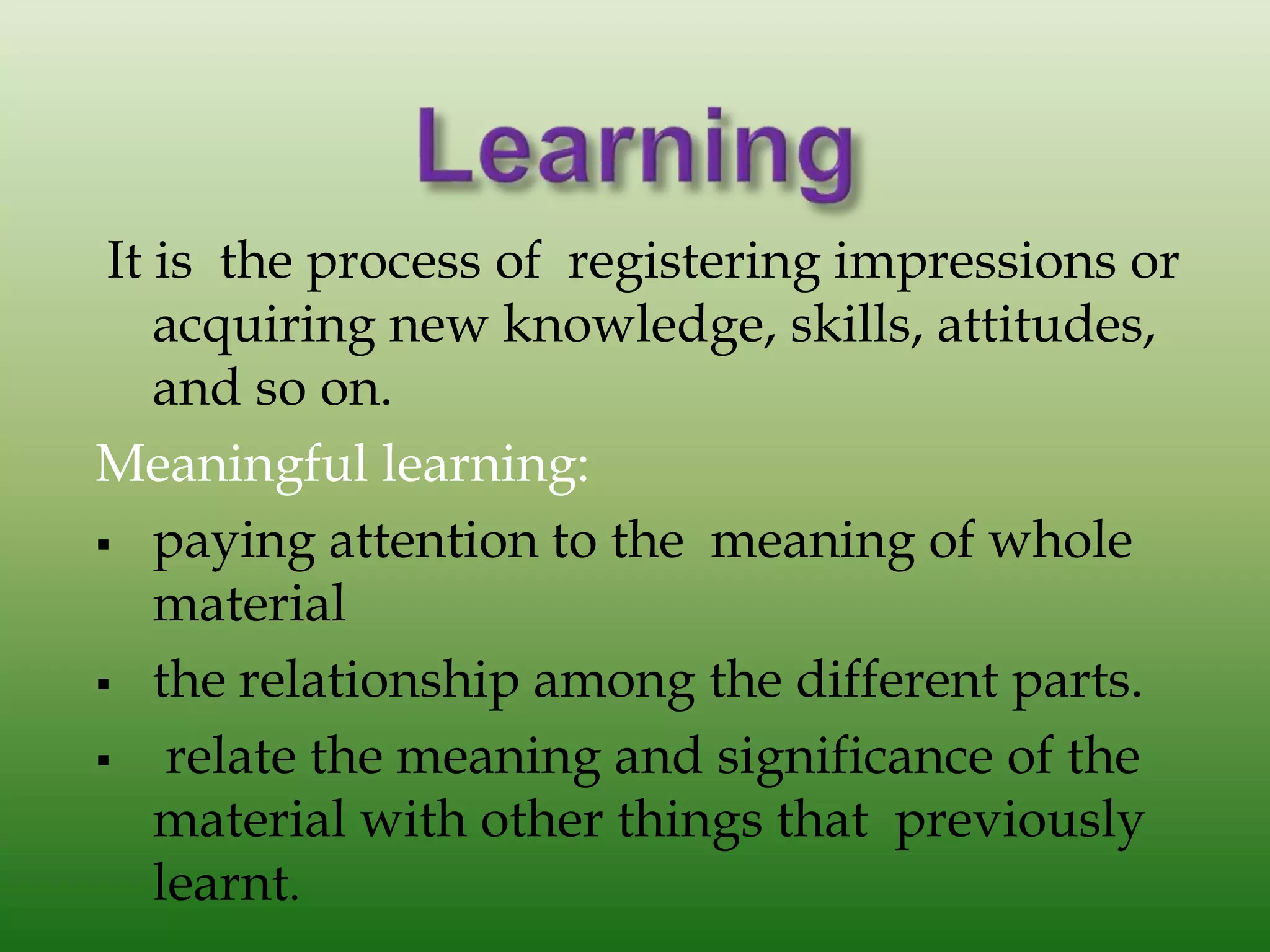 Memory And Its Types And Causes Of Forgetting Ppt Pptx Brain And Nervous System Disorders