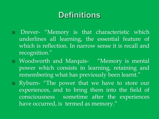 Memory and its types and Causes of Forgetting - PPT | PPTX | Brain and ...