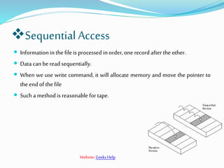 Memory and its type | PPTX