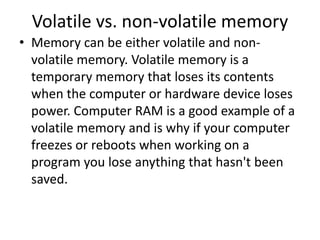 Memory and its Types.ppt
