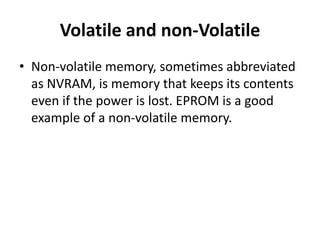 Memory and its Types.ppt