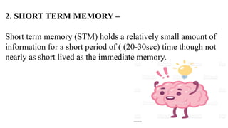 MEMORY AND ITS CLASSIFICATION .pptx