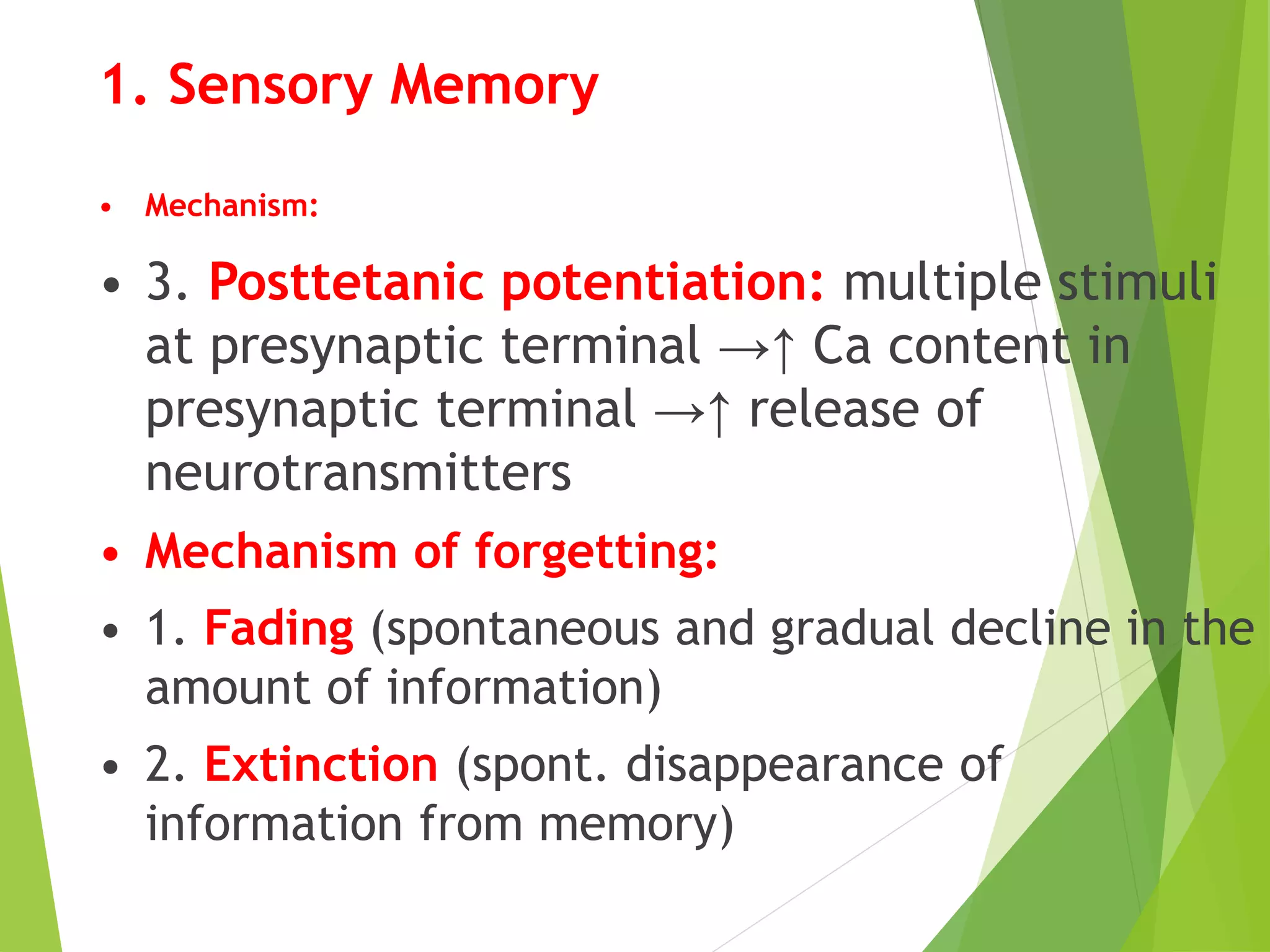 Memory and learning | PPT