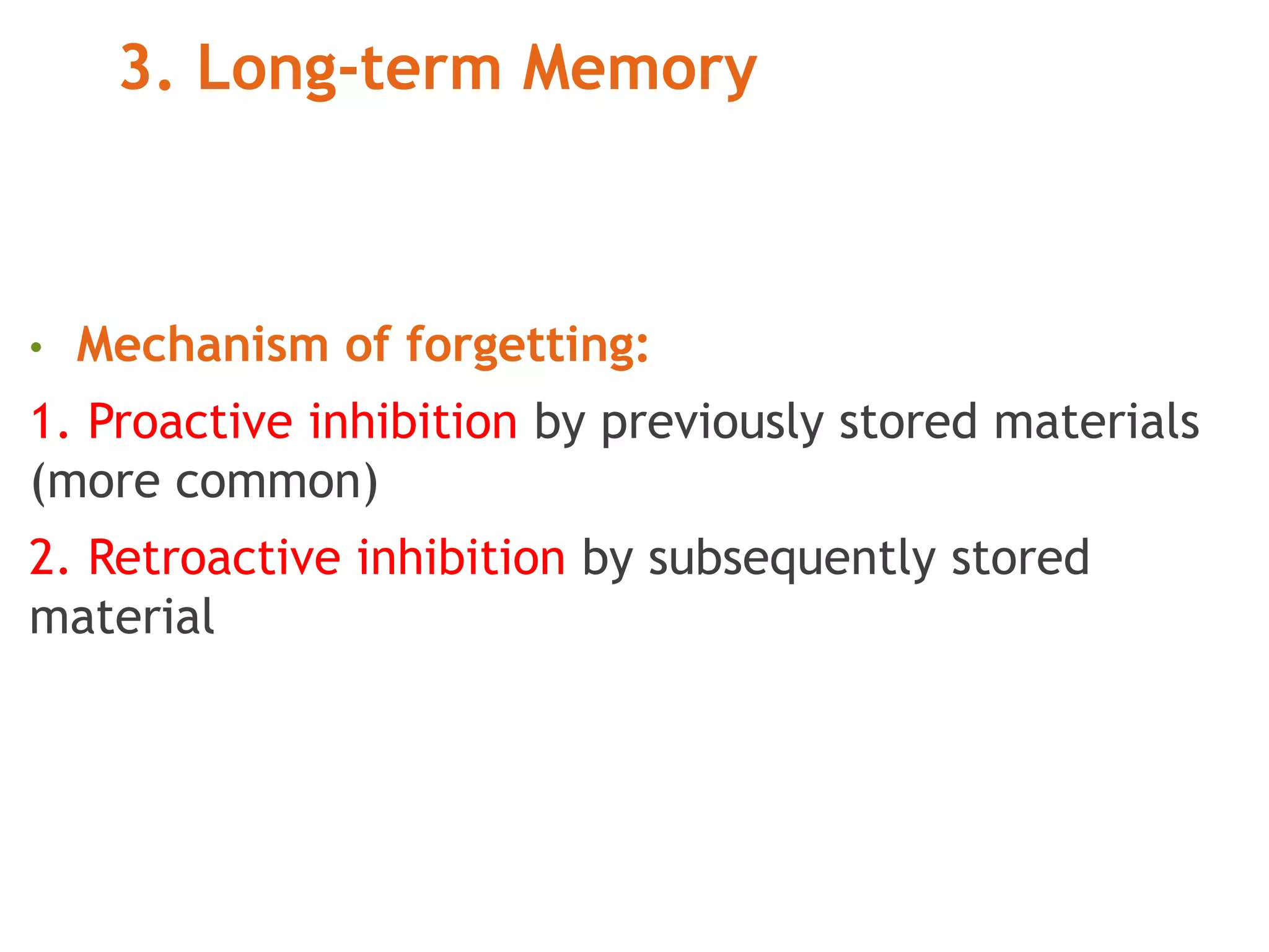 Memory and learning | PPT