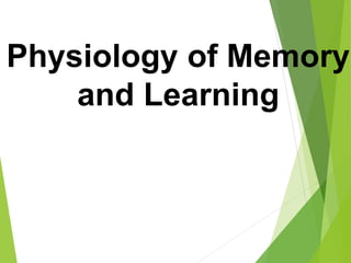Memory and learning | PPT