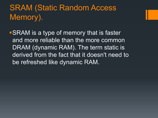 Memory and memory modules by zuko khephu | PPTX