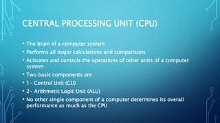 Memory and Processor for class presentation.pptx | Operating Systems | Computer Software and ...
