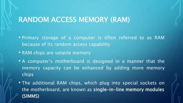 Memory and Processor for class presentation.pptx | Operating Systems | Computer Software and ...