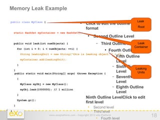 Memory and runtime analysis | PPT