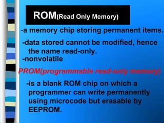 Memory and storage (Jeric Bilita) | PPT