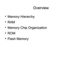Memory and storage | PPT