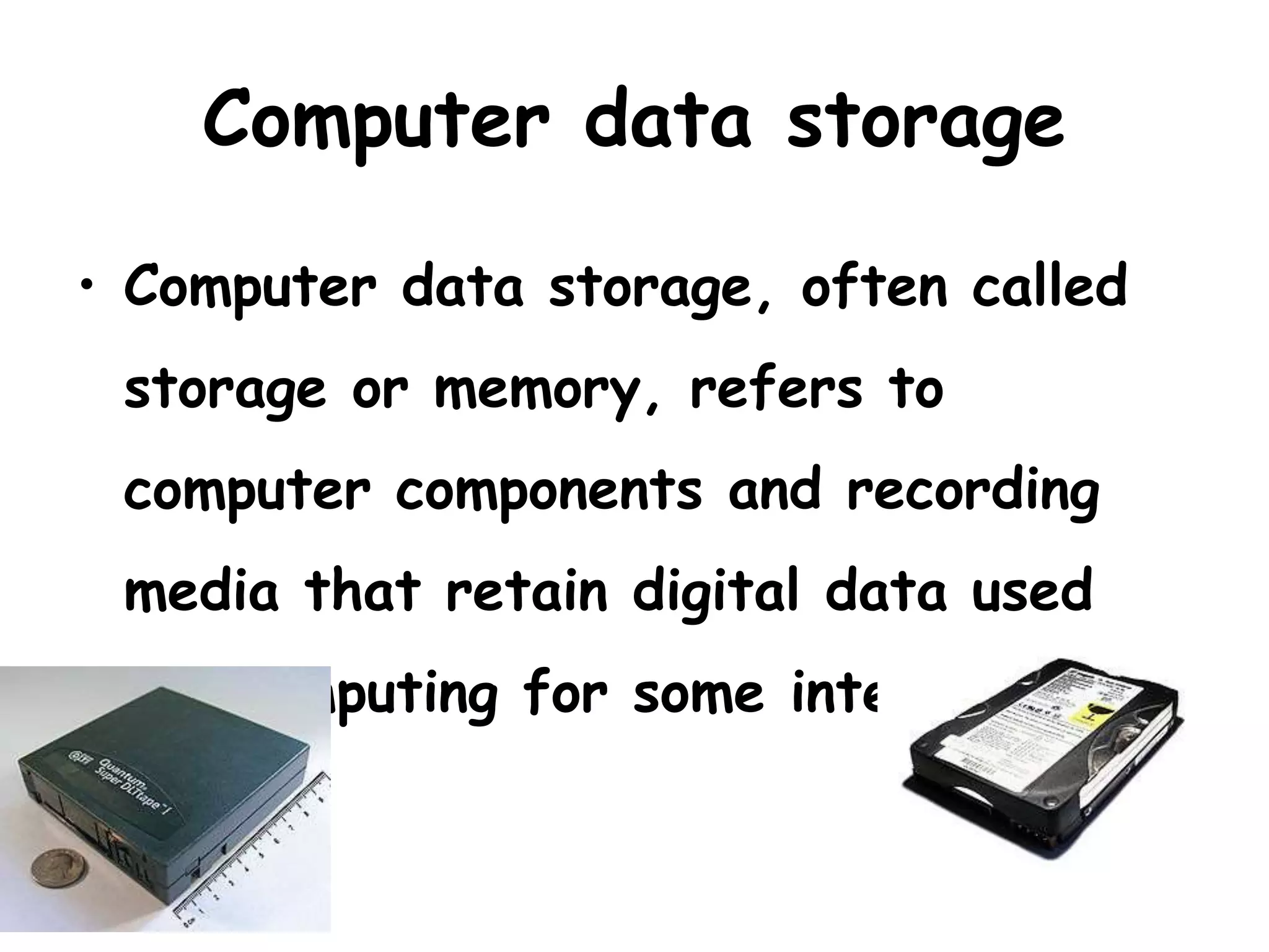 Memory and storage | PPT