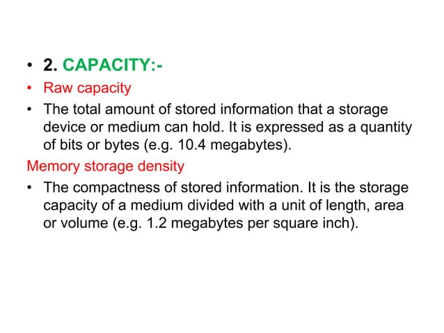 Memory and storage | PPT