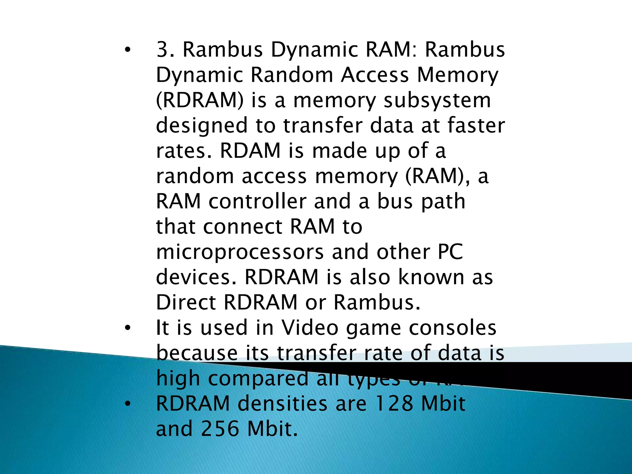 Memory and storage devices | PPTX
