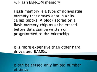 Memory and storage devices | PPTX
