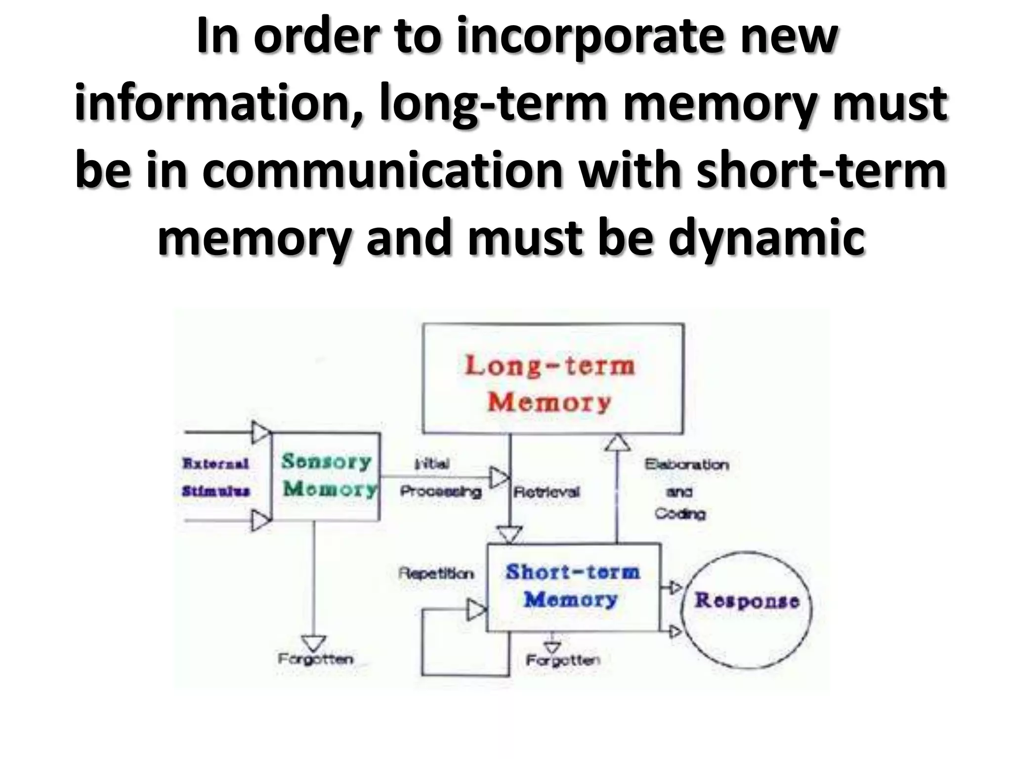 Memory and Information Processing | PPT