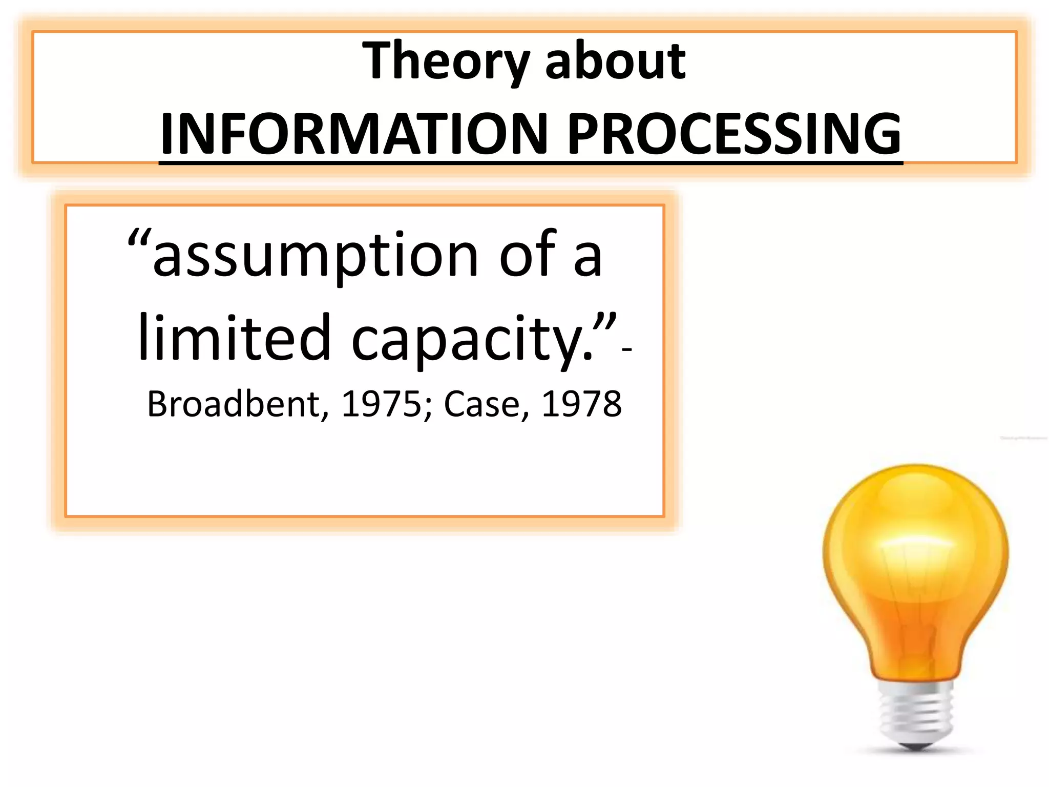 Memory and Information Processing | PPT