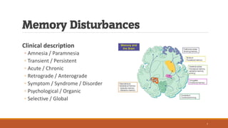 Memory assessment | PDF