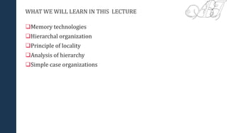 Memory basic concept hierarchy and cache memory 1 | PPT
