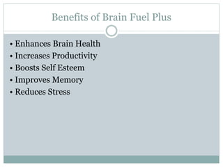 Memory booster supplements brain fuel plus | PPT