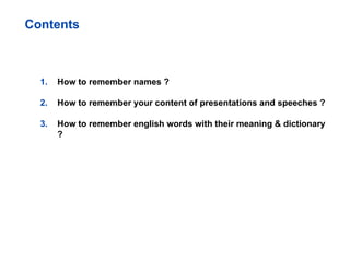 Memory Building | PDF