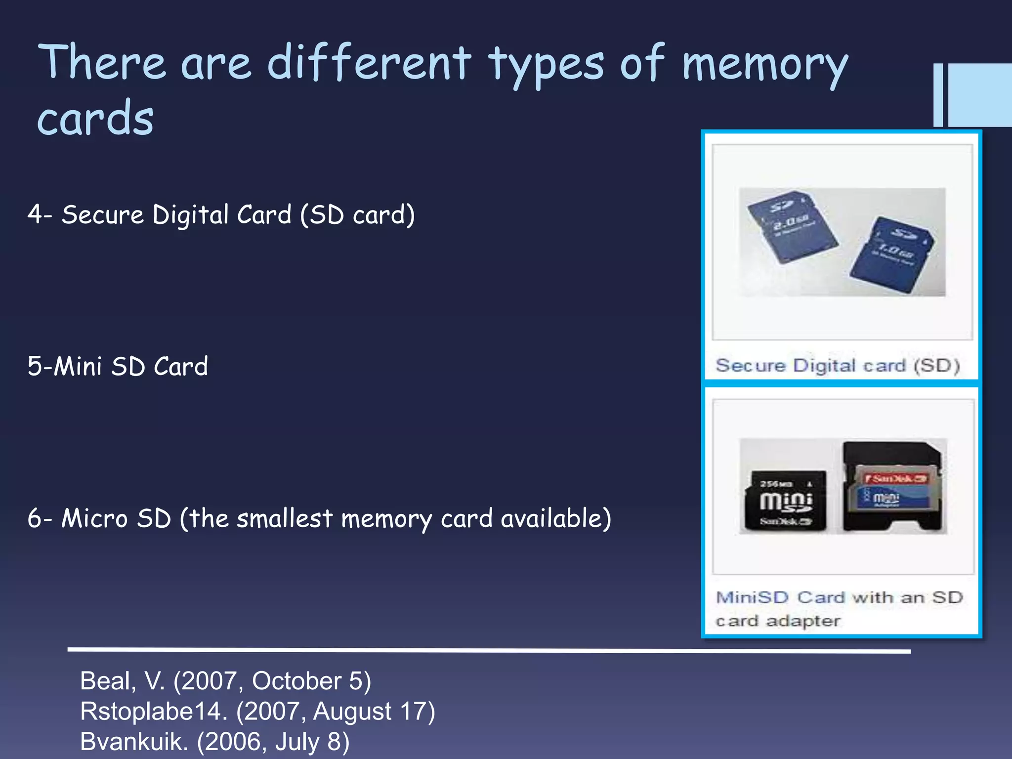 Memory card | PPTX