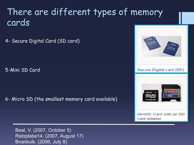 Memory card | PPT | Free Download