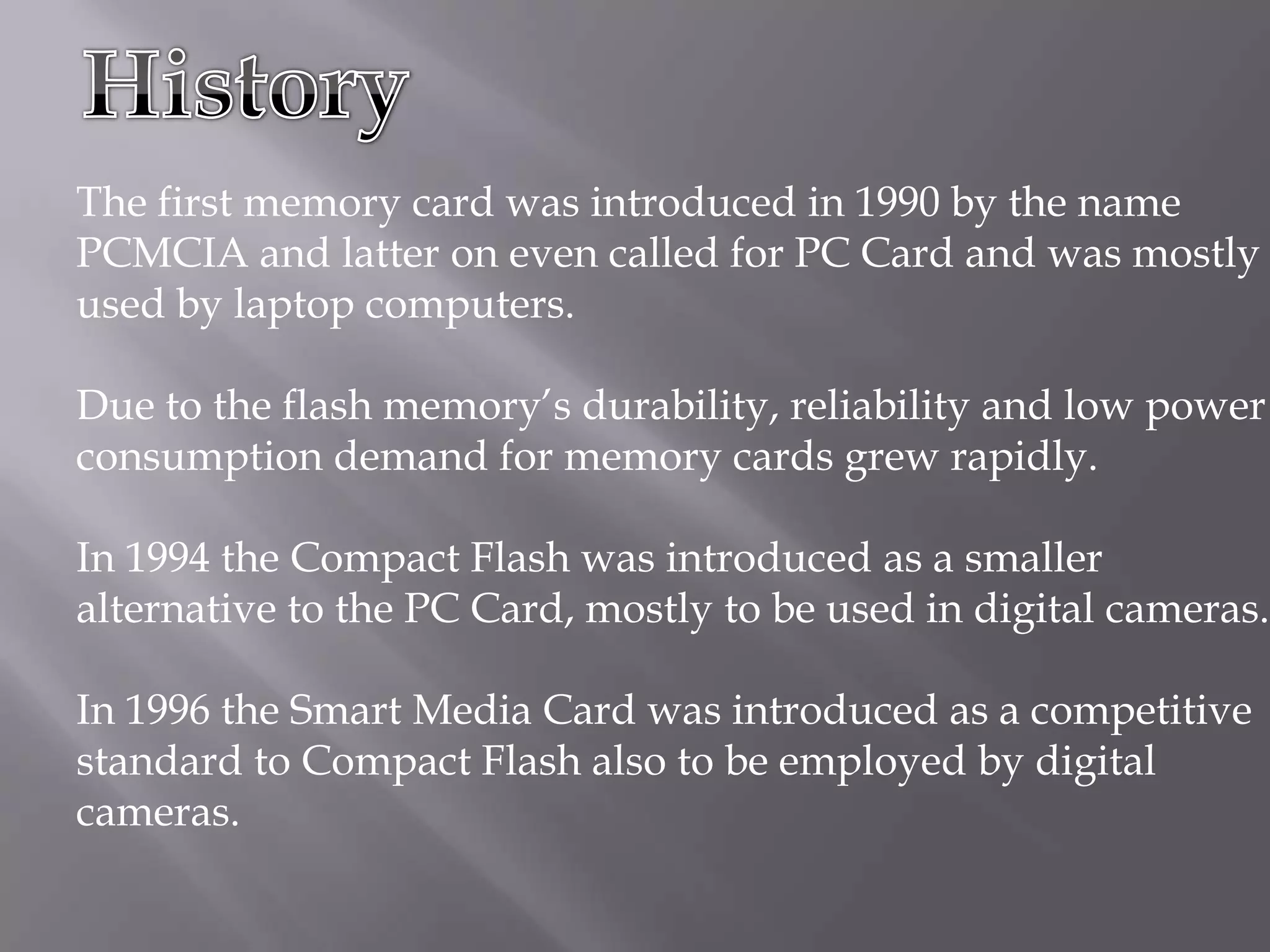 Memory cards | PPTX