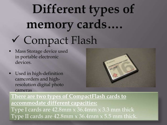 Memory cards | PPTX